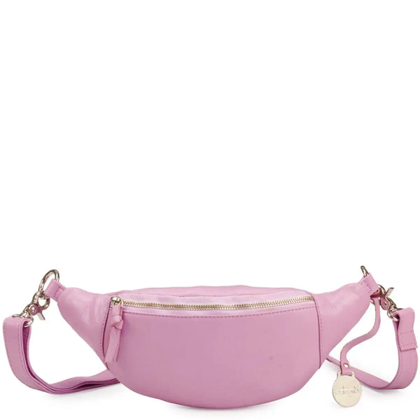 Style Nikita i smuk pink. Fed mindre bumbag taske i flot pink læder